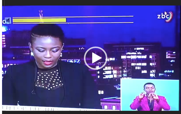Did she say "Beningin?" - Watch this ZBC News Anchor - Nehanda TV